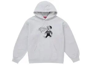 Supreme Homerun Hooded Sweatshirt - Heather Grey