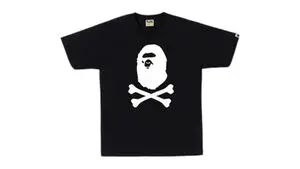 A BATHING APE Ape Crossbone Tee Shirt - Black