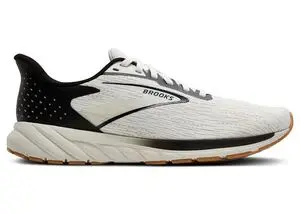 Brooks Athletic Lace Up Sneakers - White/black/tan