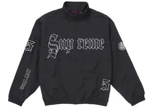 Supreme Old English Track Jacket - Black
