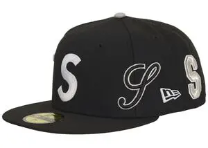 Supreme S Logo New Era 59fifty Fitted Cap - Black