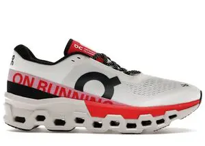 On Running Cloudmonster 2 Sneakers - Ivory/red