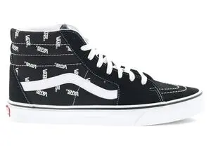 VANS Sk8-hi Allover Logo Sneakers - Black/true White