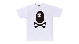A BATHING APE Ape Crossbone Tee Shirt - White