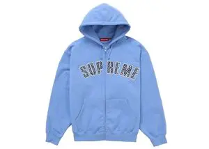 Supreme B.b. Simon Zip Up Hooded Sweatshirt - Blue