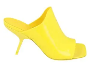 FERRAGAMO Era Patent Leather Mules - Yellow