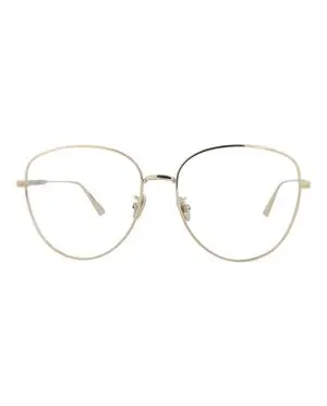 Dior Round-Frame Optical Frames Gold Gold Transparent (cd50031u/58/033)