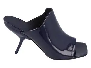 FERRAGAMO Era Patent Leather Mules - Blue