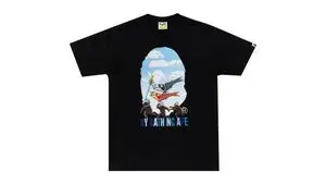 A BATHING APE Carp Streamer Bathing Ape Tee Shirt - Black