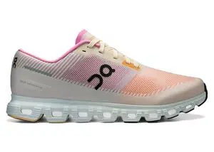 On Running Cloud 6 Pushin Sneakers - Tangerine/raspberry