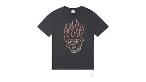 Ksubi Skull Biggie Short Sleeve Tee Shirt - Black