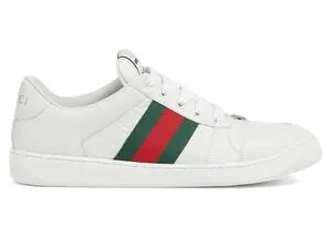 Gucci Screener Gg Embossed Sneakers - White