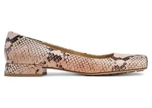 Bottega Veneta Tower Flat Ballerinas - Orange/black