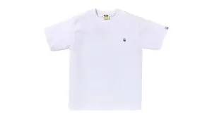 A BATHING APE Abc Camo One Point Tee Shirt White/blue