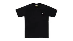 A BATHING APE Abc Camo One Point Tee Shirt - Black/pink