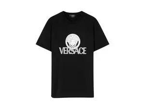 Versace Medusa White/gray Logo T-shirt