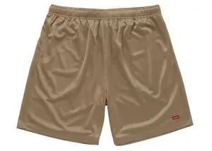 Supreme Small Box Baggy Mesh Short Brown