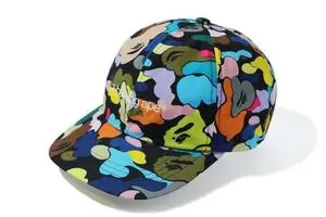 A BATHING APE Panel Cap - Black