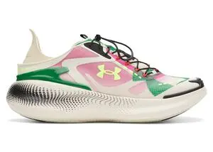 Under Armour Echo Sneakers - Ivory Dune/virtual Pink/high Vis Yellow