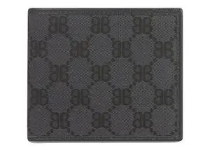 Gucci X Balenciaga The Hacker Project Bifold Wallet - Black