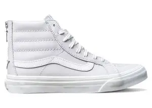 VANS Sk8-hi Slim Zip Leather Sneakers