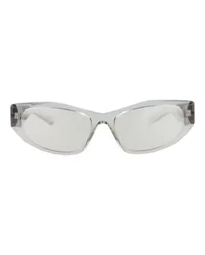 Givenchy Acetate Cat Eye Frame Sunglasses - Grey Grey Silver (gv40078i/56/20c)