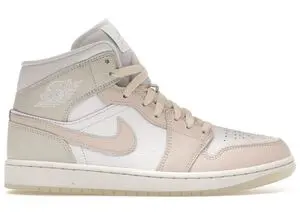 JORDAN 1 Mid Se Sneakers - White/sea Glass/glacier Blue