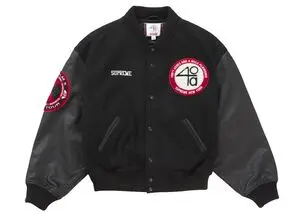 Supreme 40 Acres Malcolm X Varsity Jacket