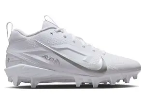 Nike Alpha Menace 4 Varsity Football Shoe - White/metallic Silver