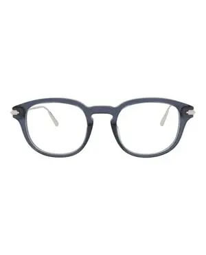 Dior Round-frame Acetate Optical Frames - Blue Silver Transparent (dm50030i/49/084)