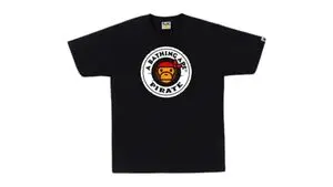 A BATHING APE Milo Pirate Tee Shirt - Black