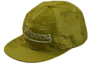 Supreme Jacquard Script 6-panel Cap