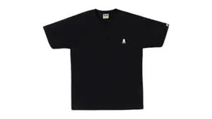 A BATHING APE Ape Crossbone One Point Tee Shirt - Black