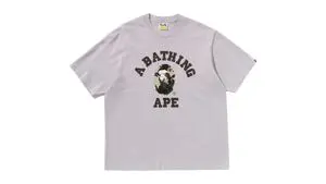 A BATHING APE Map Camo College Relaxed Fit Tee Shirt