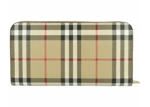 Burberry Check Zip Wallet - Vintage Check Briar Brown