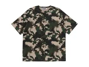 BAPE Map Camo Ape Head One Point Relaxed Fit Tee Shirt - Green