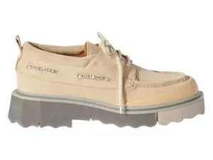 Off-White Sponge Suede Boat Shoe