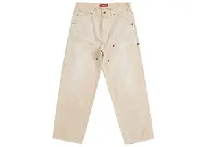 Supreme Worn Double Knee Painter Pant - Natural