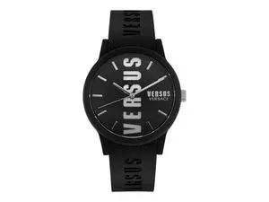 Versace Barbes Silicone Strap Watch