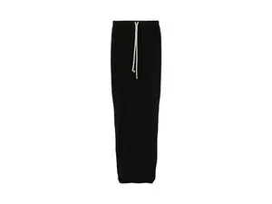 Rick Owens Jersey Pull On Pillar Skirt - Black