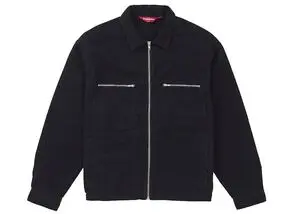 Supreme Moleskin Work Jacket - Black