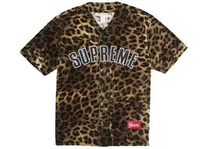 Supreme Velvet Baseball Jersey