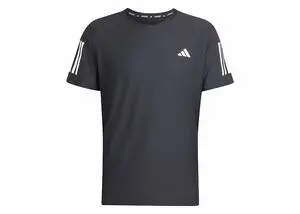 Adidas Own The Run T-shirt With Reflective Detailing - Black