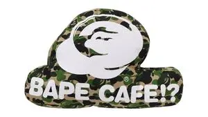 A BATHING APE Cafe Cushion - White