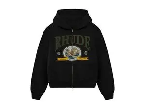 Rhude Zip Up Sweatshirts Hoodies For Men