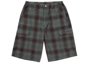 Supreme Shadow Plaid Cargo Short