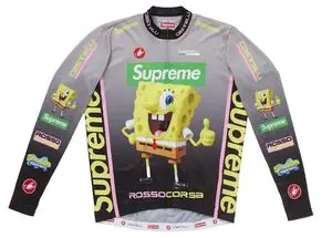 Supreme Spongebob Squarepants Castelli Cycling Jersey - Black