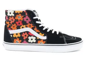 VANS Sk8-hi High-top Sneakers - Flower/black