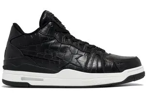 A BATHING APE Clutch Sta #2 Croc - Black