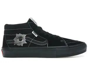 VANS Skate Grosso Mid Supreme X Nate Lowman Sneakers - Black